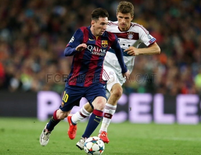 [UCL] '100경기 달성' 메시, 유럽 무대 움직인 위대한 발걸음