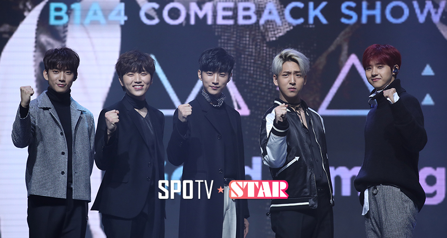 [포토S] B1A4, 파이팅 넘치게