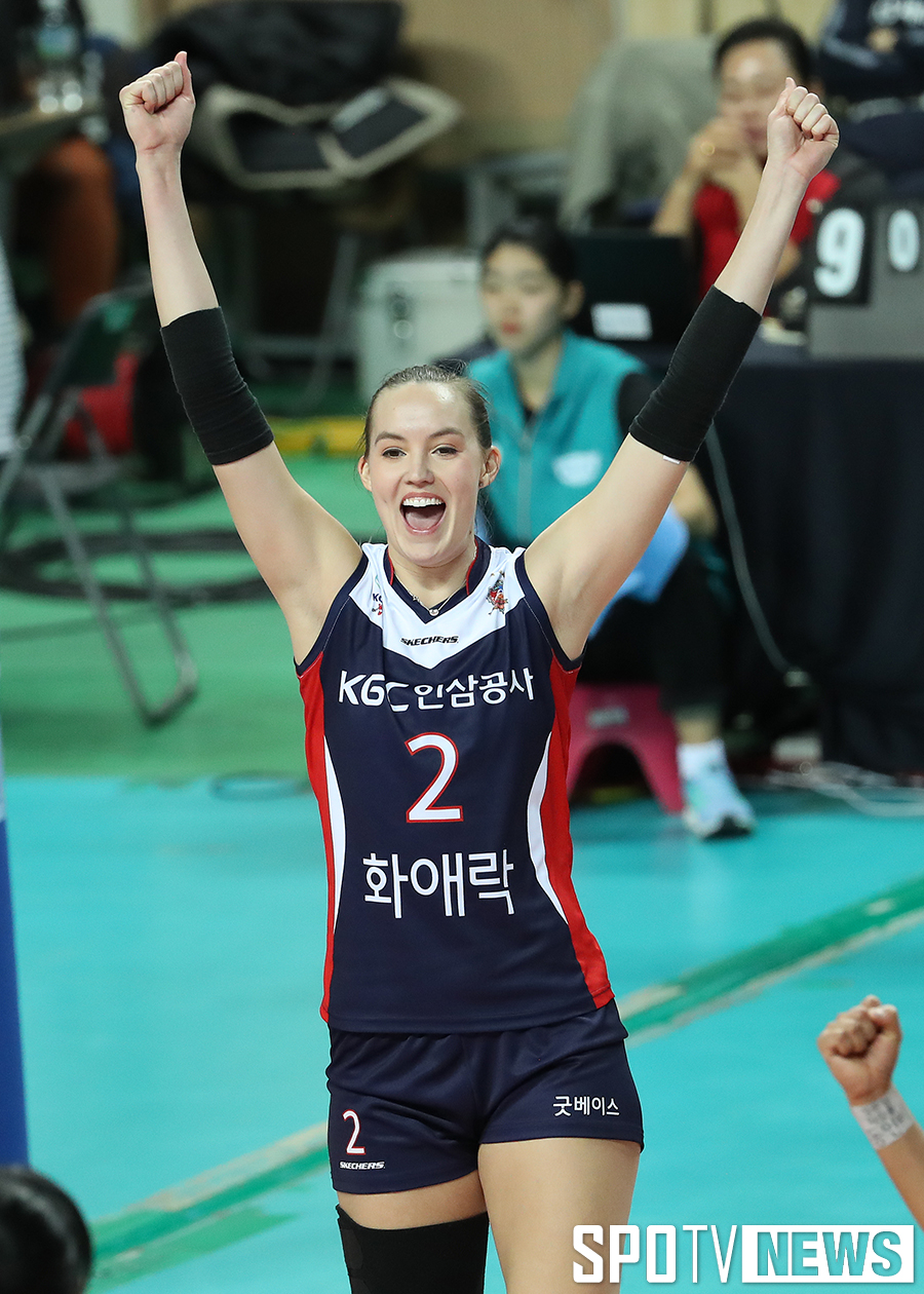 알레나, PO 역대 최다 55득점…KGC인삼공사 1승 1패