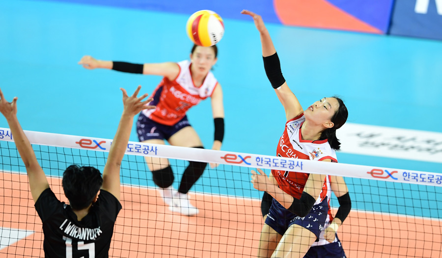 [女배구 컵 대회] KGC인삼공사-GS칼텍스, 컵 대회 결승 진출