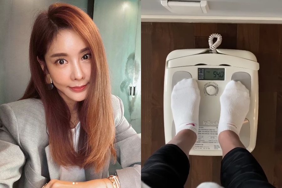 김준희, 몸무게 53kg 인증…"운동없이 유지중, 옷 빼면 52kg"