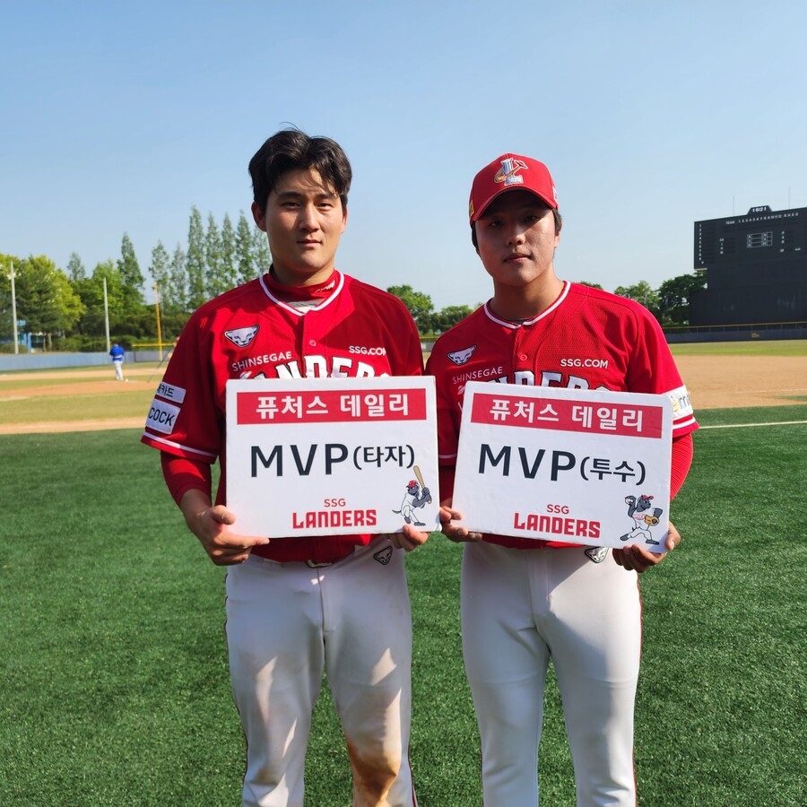 ‘유호식 호투+최경모 결승타+하재훈 타점’ SSG 퓨처스팀, 삼성 2군에 연장 승리