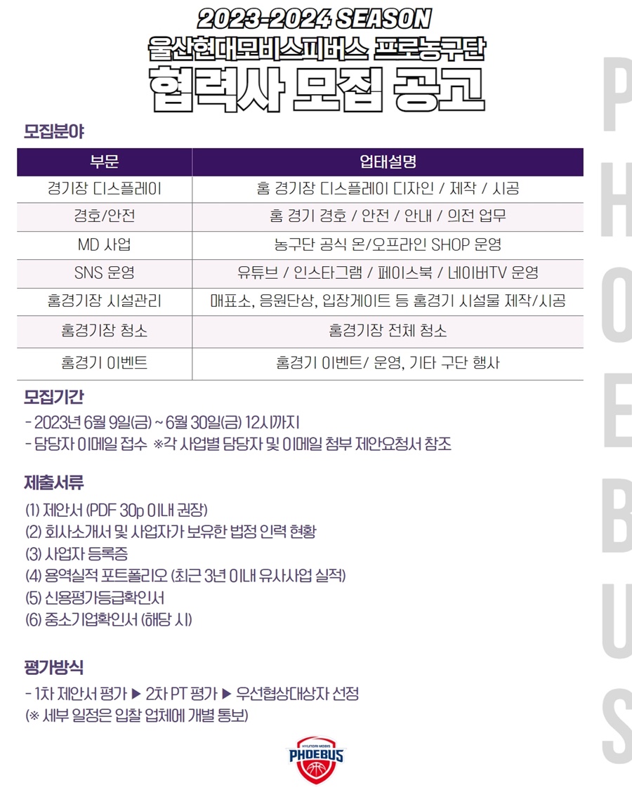 현대모비스, 2023-24시즌 협력사 모집