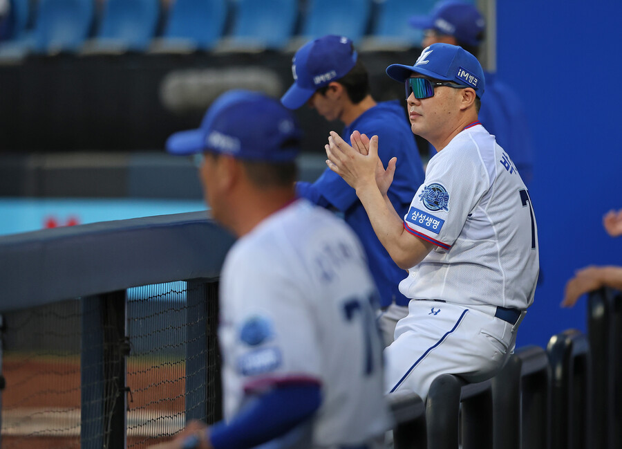 [SPO 대구] ‘LG전 2연속 위닝시리즈‘ 삼성, 박진만 감독 “백정현 수훈갑, 구자욱 홈런으로 승기 잡았다”