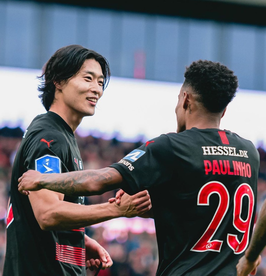 조규성 '2번 실수란 없다' PK로 유럽대항전 첫 골 달성! 미트윌란, 오모니아에 5-1 대승 → UECL 플레이오프 진출