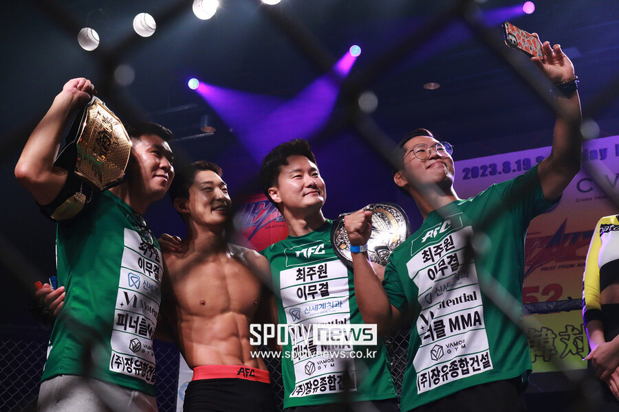 AFC 챔피언 유주상 6연승 질주…일본서 24초 TKO승 '두 번째 챔피언 벨트 차지'