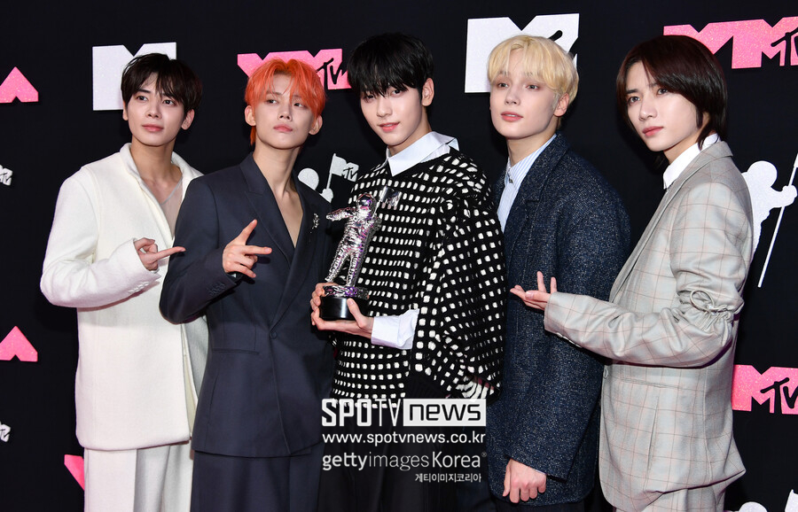 스트레이 키즈-TXT, 美 'MTV VMA' 베스트 K팝→푸시 퍼포먼스 수상
