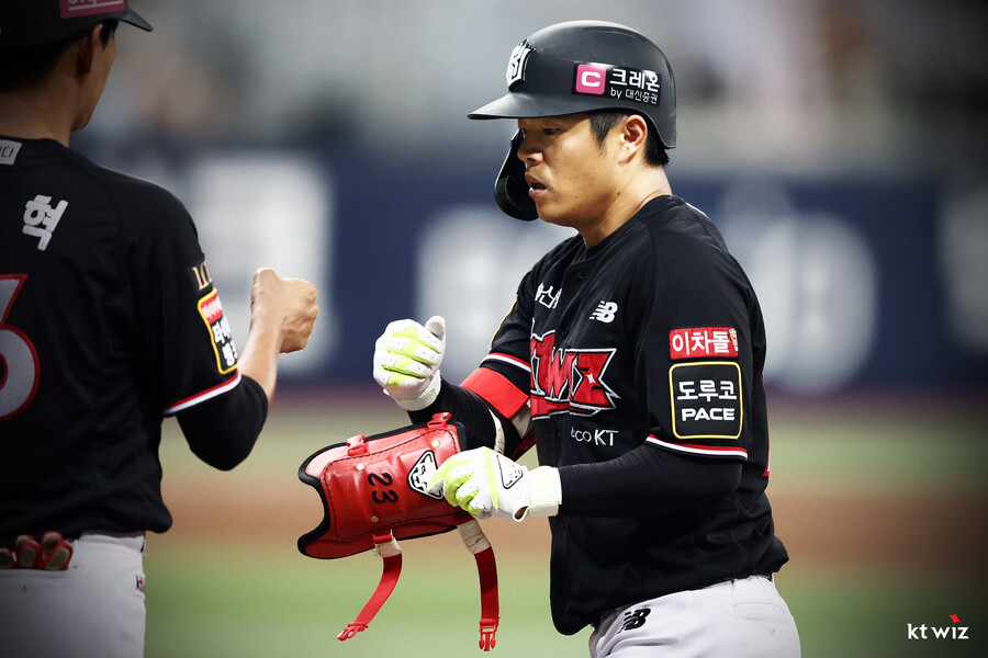 [창원 게임노트] 내 자리 넘보지 마!…kt, '2G 12실점' 부진 이겨낸 고영표 11승+알포드 결승타에 힘입어 리그 2위 수성