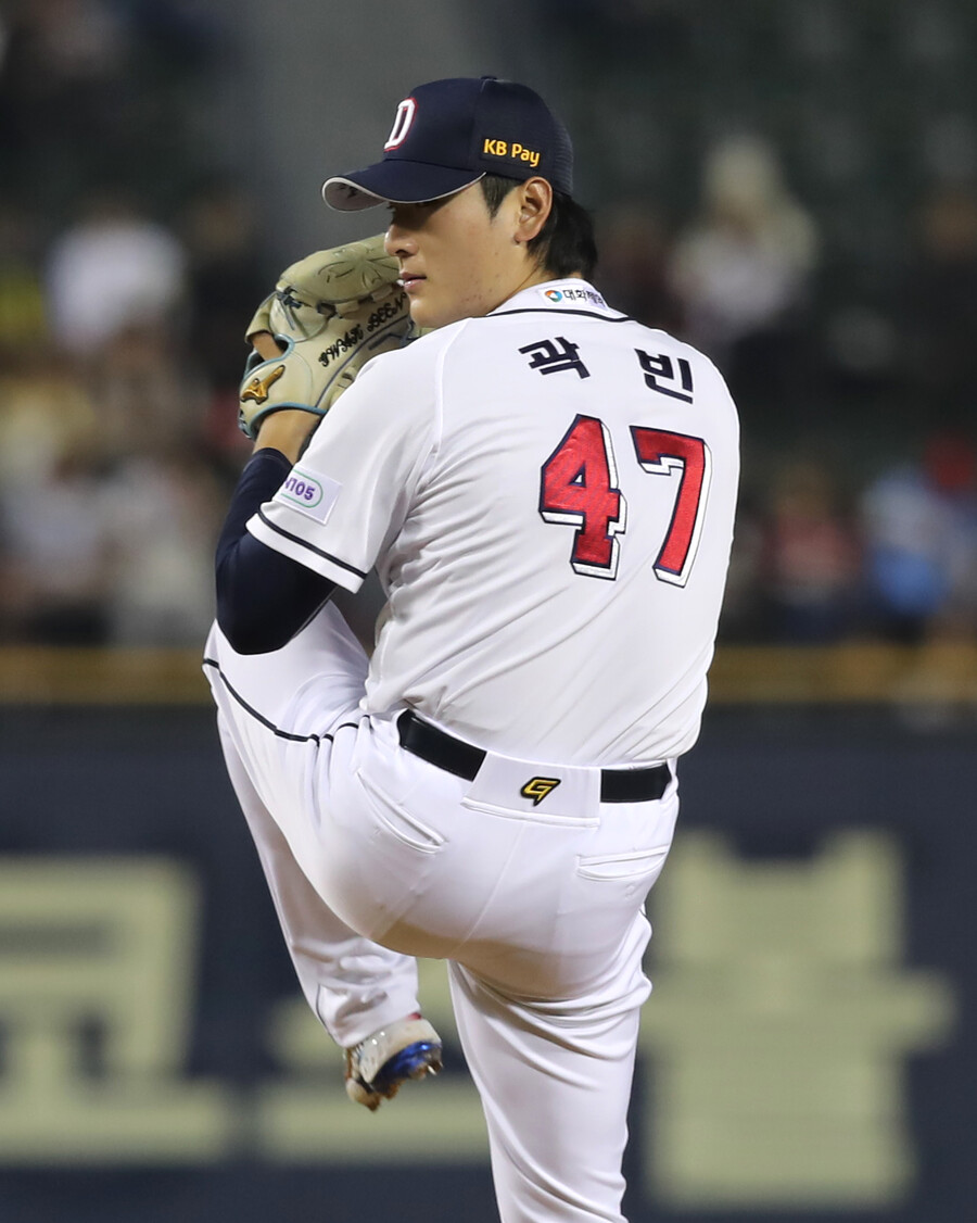 KIA 5강 탈락 대위기…'6이닝 9K·12승' 곽빈 폼 미쳤다, 미러클두산 가자![잠실 게임노트]