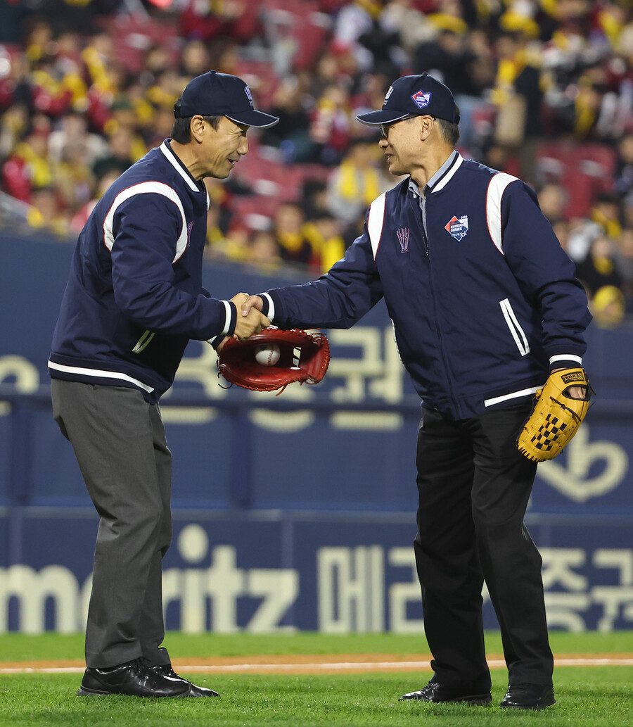 1994 KS 우승 배터리, 2023 KS 마운드에 서다…“LG팬들 한 풀었으면” [SPO 인터뷰]