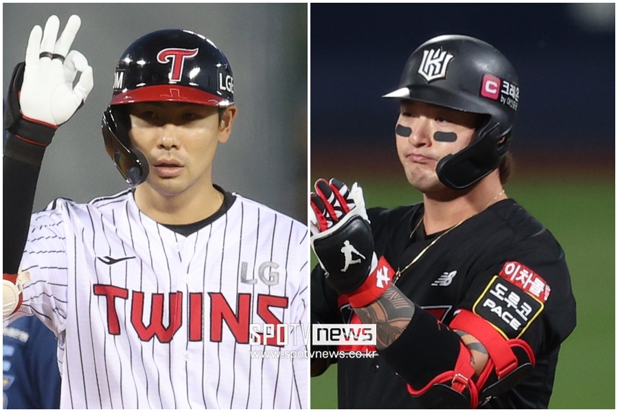 '무안타' 1번 홍창기-4번 박병호 믿는다…LG는 똑같이, kt는 대폭 변화[KS3 라인업 종합]