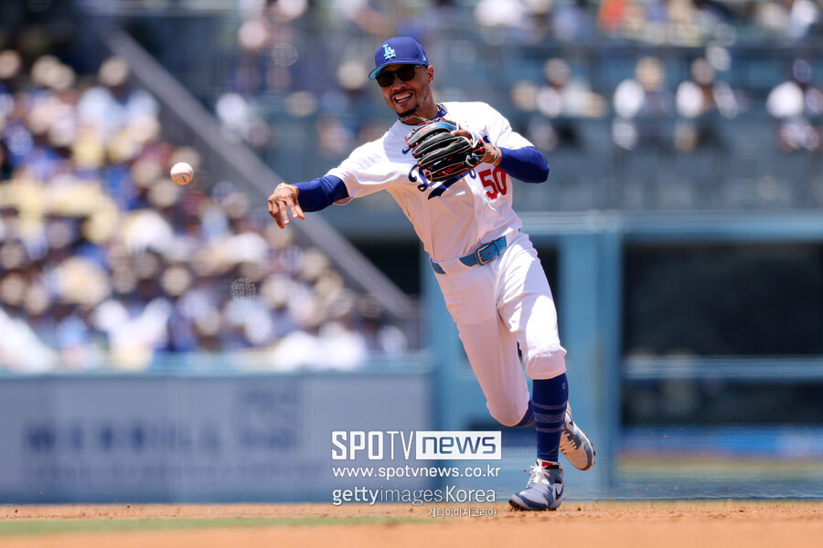157km 강속구에 MVP 출신 주전 유격수가 날아갔다…LAD 대책 있나