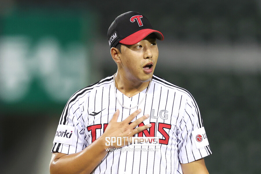 LG 157km 홀드왕 위력은 어디에…정우영 결국 2군행, 1군 엔트리 7명 빠졌다