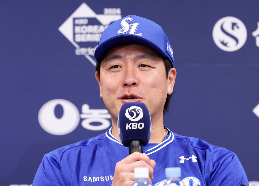 "아섭아 준우야, 너희도 할 수 있어"…'KBO 역대 최다' 2369G 강민호, 드디어 KS 데뷔한다 부럽지?