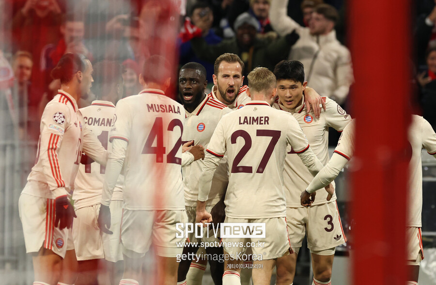[UCL REVIEW] '이강인 막았다' 김민재 결승골 포효, 13년 만 코리안더비 완승…뮌헨, PSG에 1-0 신승→11위 점프