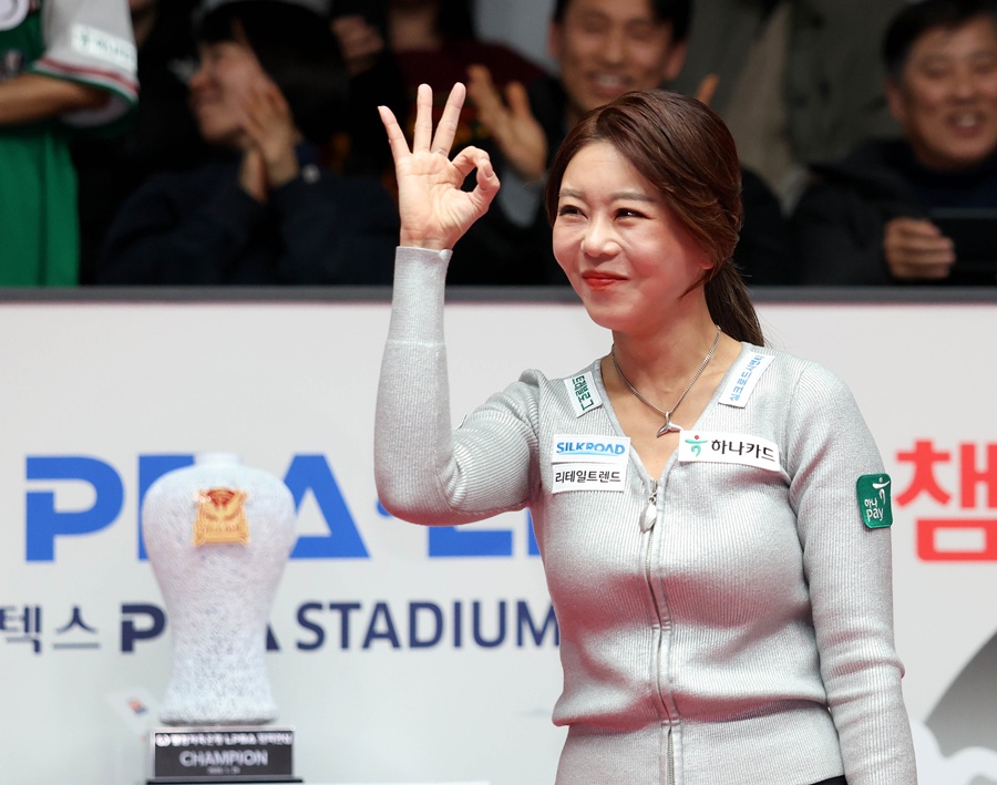 김가영 천하는 2025년도 계속된다…36연승+LPBA 6연속 우승, 누적 상금만 5억 8180만원