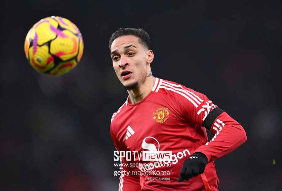 대충격! '1511억 먹튀' 안토니, 임대 데뷔전서 선제골 기점+최우수선수 선정...레알 베티스, 빌바오와 2-2 무승부