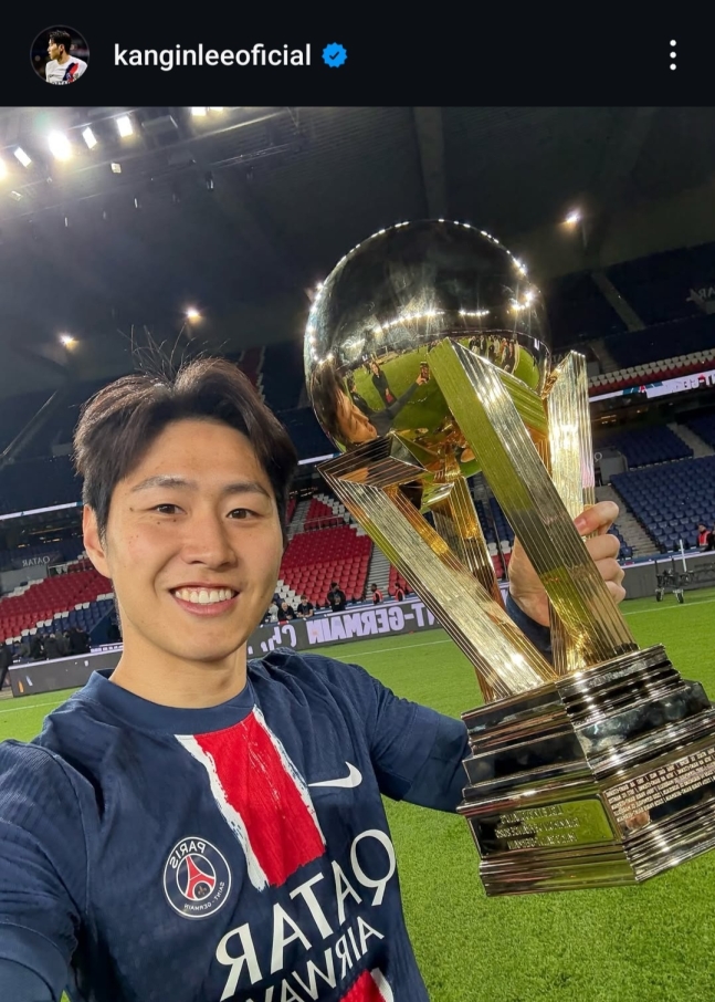 이강인 '박지성의 길' 걷는다…UCL 쾌거 이은 빅리그 2연패 위업 달성!→EPL 사로잡은 "전반기 평점 3위" 맹활약, 사상 최초 4관왕 정조준