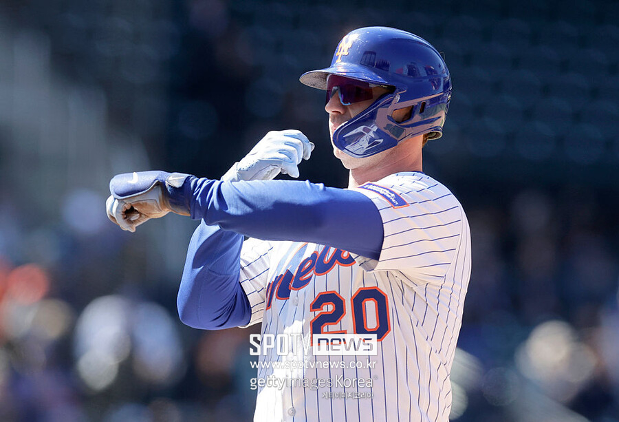 다저스 '북극곰' 못 막아서 졌다…피트 알론소 멀티포 5타점 폭발, 메츠 6-1 완승