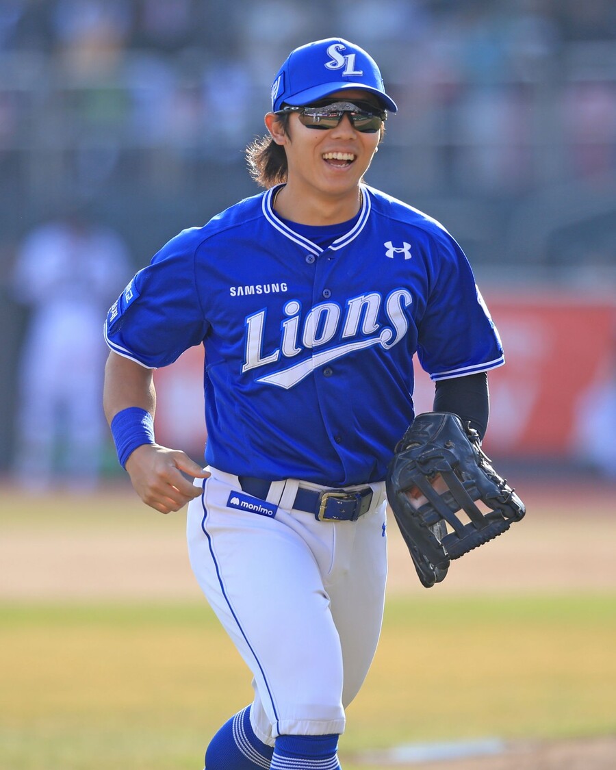 김성윤 'WAR 5.78'인데 GG 수상 불발이라니…주장 구자욱도 "내년엔 압도적으로 받았으면"