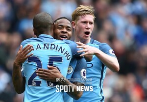 [EPL 영상] '1G 2AS' 데 브라이너, 팰리스전 MOM… 평점 10점